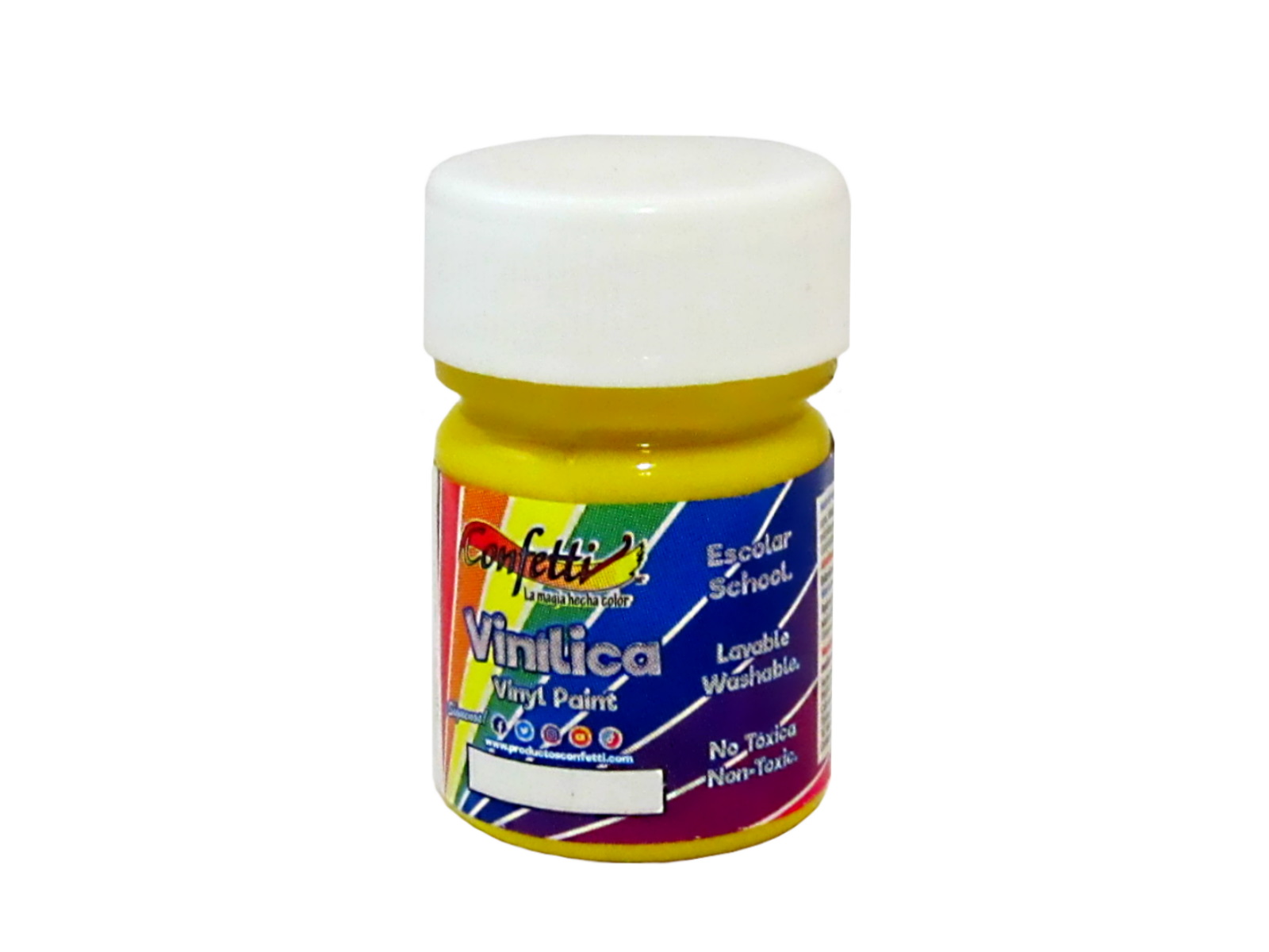 PINTURA VINILICA 20 ML 12VNL20-111 COLOR AMARILLO CANARIO - Proveedora ...