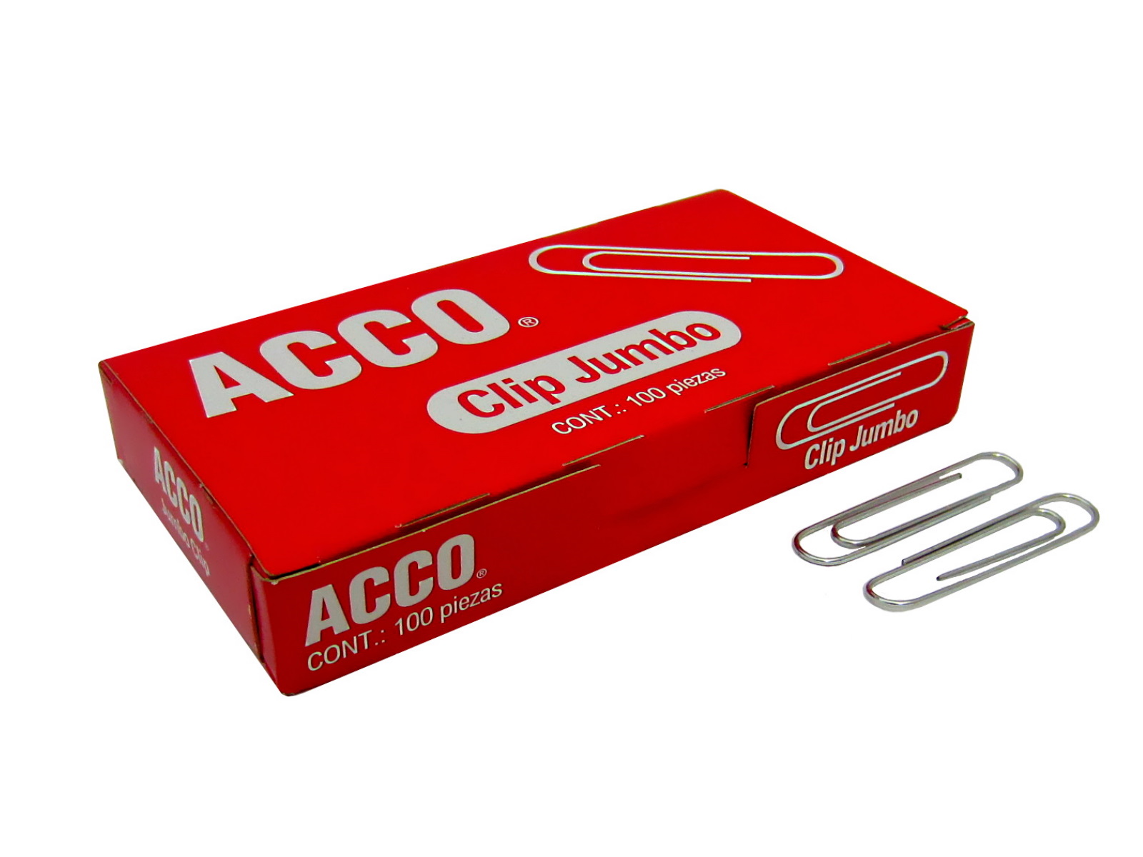 CLIP ACCO JUMBO 1700 C/100 - Proveedora de Oficinas